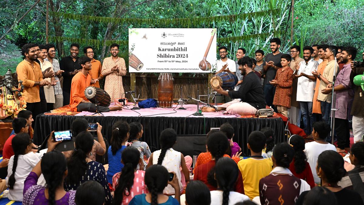 Nurturing Carnatic music in the calm environs of Nidle village near Dharmasthala - The Hindu